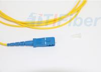China SC UPC Singlemode Duplex Fiber Optic Patch Cord G657A 9/125um Low Insertion Loss 0.2dB for sale