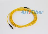 China OEM 2.0MM Fiber Optic Patch Cord ST / UPC Multimode Duplex Fiber Optic Jumper for sale