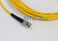 China OEM 2.0MM Fiber Optic Patch Cord ST / UPC Multimode Duplex Fiber Optic Jumper for sale