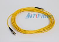 China OEM 2.0MM Fiber Optic Patch Cord ST / UPC Multimode Duplex Fiber Optic Jumper for sale