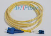 China LC to SC Fiber Optic Patch Cord Single Mode Fibre Optic Patch Leads for FTTH Network for sale