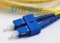 China LC to SC Fiber Optic Patch Cord Single Mode Fibre Optic Patch Leads for FTTH Network for sale