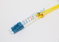 China FC - LC Single Mode Fiber Optic Cable Duplex Optical Fiber Patch Cord for sale