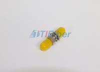 China ST / UPC Single Mode Fiber Optic Adapter Simplex Round Type Fiber Optical Adapter for sale