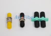 China ST / UPC Single Mode Fiber Optic Adapter Simplex Round Type Fiber Optical Adapter for sale