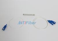 China 1x2 Steel Tube PLC Fiber Optic Splitter SC/PC 1260-1650nm Low Insertion Loss for sale