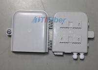 China 8 Ports FTTH Fiber Optic Distribution Box ABS Wall Mount IP65 Outdoor 181x45x207mm for sale