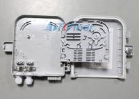 China 8 Ports FTTH Fiber Optic Distribution Box ABS Wall Mount IP65 Outdoor 181x45x207mm for sale