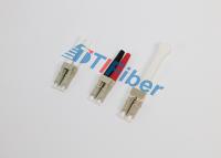 China Blue Green Multimode Duplex LC Optic Fiber Cable Connectors for FTTX Network for sale