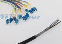 China LC UPC APC Bundle Optical Fiber Pigtail - Single Mode 9/125μm with ≤0.2dB Insertion Loss and -40°C to +85°C Operating Range for sale