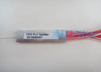 China 1x32 Steel Tube Type PLC Fiber Optic Splitter SC APC 0.9mm Cable 1260-1650nm for sale