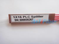 China 1x16 Steel Tube Mini Fiber Optic PLC Splitter SC APC 1260-1650nm Low Insertion Loss for sale