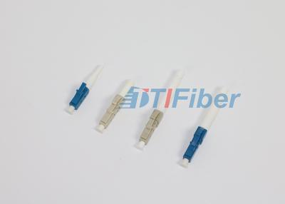 China Single Mode Duplex LC PC Fiber Optic Connector 0.20dB Insertion Loss for FTTX for sale