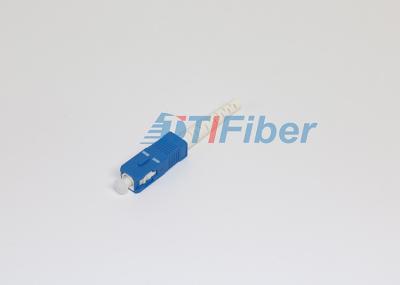 China 0.9/2.0/3.0mm Singlemode Duplex SC / PC Drop Wire optical Fiber Cable Connectors for sale