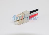 China SC / PC Fiber Optic Connectors For Fiber  Patchcords , Multimode Fiber Connectors for sale