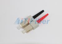 China SC / PC Fiber Optic Connectors For Fiber  Patchcords , Multimode Fiber Connectors for sale