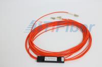 China FTTH LC APC 1x2 PLC Splitter 3.0mm G657A Fiber Optic Cable 1260-1650nm for sale