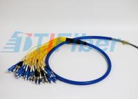 China Armored Fiber Optic Pigtail ST LC FC SC Multimode 0.9mm 2.0mm 3.0mm for Patch Panel for sale