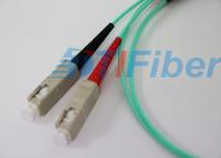 China SC UPC Multimode Duplex Fiber Optic Patch Cord 50/125um FTTH Network for sale