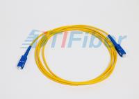 China Singlemode Simplex LSZH Fiber Optic Patch Cord 2.0mm SC APC for FTTH for sale