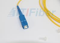 China Singlemode Simplex LSZH Fiber Optic Patch Cord 2.0mm SC APC for FTTH for sale