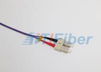 China 50 / 125 mm fiber patch cords , multimode patch cord ST / UPC to SC / UPC for sale