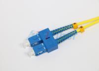 China Single Mode Duplex Fiber Optic Patch Cord With Connectors FC / PC to SC / PC for sale