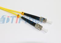 China FC to ST Singlemode Duplex Optical Jumper Cord 3.0mm Low Insertion Loss 0.2dB for sale