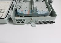 China 24 Port Outdoor Wall Mounted Fiber Optic Distribution Box IP65 Rated with M8×40mm Mounting Hardware for sale