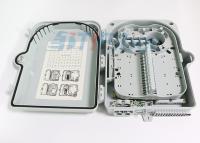 China 24 Port Outdoor Wall Mounted Fiber Optic Distribution Box IP65 Rated with M8×40mm Mounting Hardware for sale