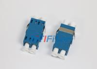 China ABS Blue Color LC / APC Single Fiber Optic Adapter , High Return Loss for sale