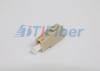 China LC PC Multimode FTTH Fiber Optic Adapter Low Insertion Loss 0.3dB Ceramic Sleeve for sale