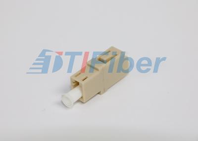 China LC PC Multimode FTTH Fiber Optic Adapter Low Insertion Loss 0.3dB Ceramic Sleeve for sale