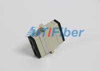 China SC / UPC Singlemode Fiber Optic Adapter , Duplex Fiber Optic Connector for sale