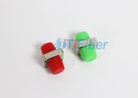 China FC UPC Simplex Single Mode Fiber Optic Adapter Plastic Housing for Patch Panel 0.2dB Loss for sale