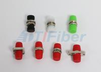 China FC / PC Square Type Fiber Optic Adapter , Multimode Fiber Coupler For Ftth Network for sale