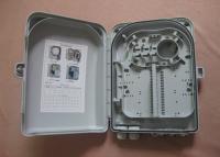 China SC LC Fiber Optic Distribution Box ABS Plastic Housing 16 Ports Wall Mount for sale