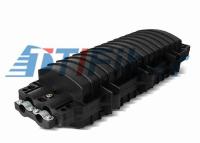 China 4 Port 24 Core Outdoor Fiber Splice Enclosure 45x17x10cm for Underground Installation for sale