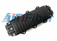 China 4 Port 24 Core Outdoor Fiber Splice Enclosure 45x17x10cm for Underground Installation for sale