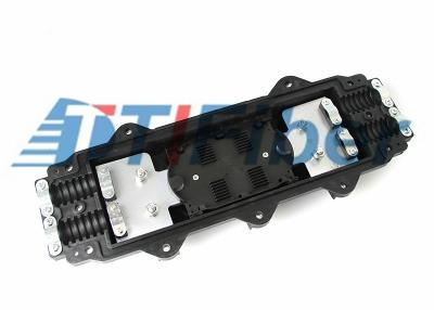 China 4 Port 24 Core Outdoor Fiber Splice Enclosure 45x17x10cm for Underground Installation for sale