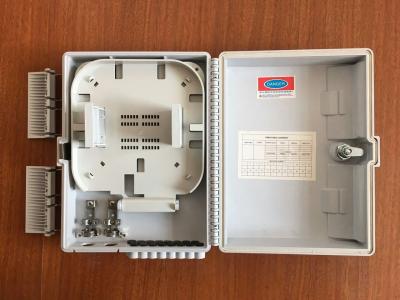 China FTTH wall mounted Fiber Optic Distribution Box with 1x8  lgx splitter , ISO Approval for sale