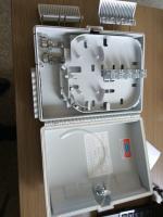 China FTTH wall mounted Fiber Optic Distribution Box with 1x8  lgx splitter , ISO Approval for sale