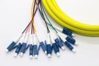 China 24 Core Multi Fiber Breakout Cable LC/UPC-LC/UPC 0.9mm Tight Buffer with ≤0.2dB Insertion Loss for sale