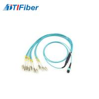 China MPO Fiber Optic Patch Cord LC SC FC ST Low Insertion Loss 0.2dB Custom Length for sale