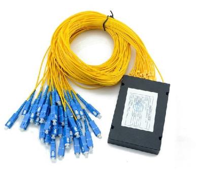 China Planar Lightwave Circuit (PLC) Fiber Optic Splitter ABS 1*16 For Network for sale