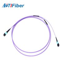 China OM4 60/125 μm Multimode Fiber Optic Patch Cord Simplex 1M LC to SC PVC Jumper for sale