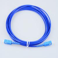 China OEM SC/APC-SC/APC Singlemode Fiber Optic Patch Cord 0.2dB Insertion Loss 55dB Return Loss for sale