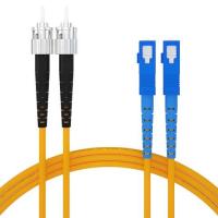 China OM1 OM2 Multimode Fiber Optic Patch Cord SC UPC Duplex 3m 10G SFP+ Cable Custom for sale