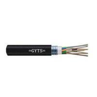 China GYXTW Outdoor Black 8-Core Fiber Optic Cable with Steel Armor - Ø3.0mm/2.0mm/0.9mm Options for Duct and Aerial Use for sale
