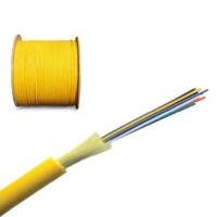 China Yellow indoor Singlemode 6 core Optical fiber Cables for FTTH  Network for sale